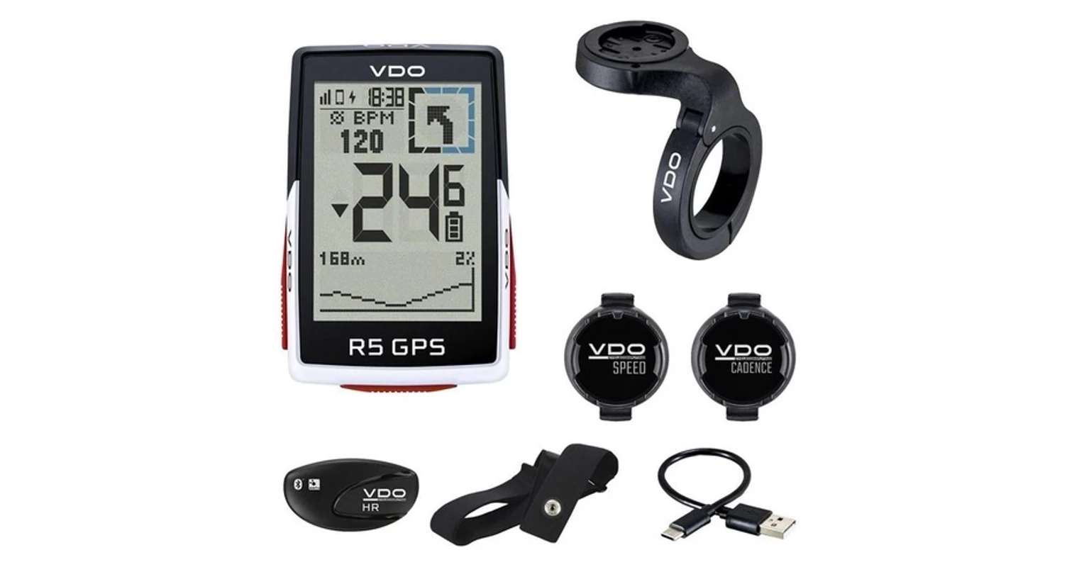 VDO R5 GPS kerékpáros computer full set